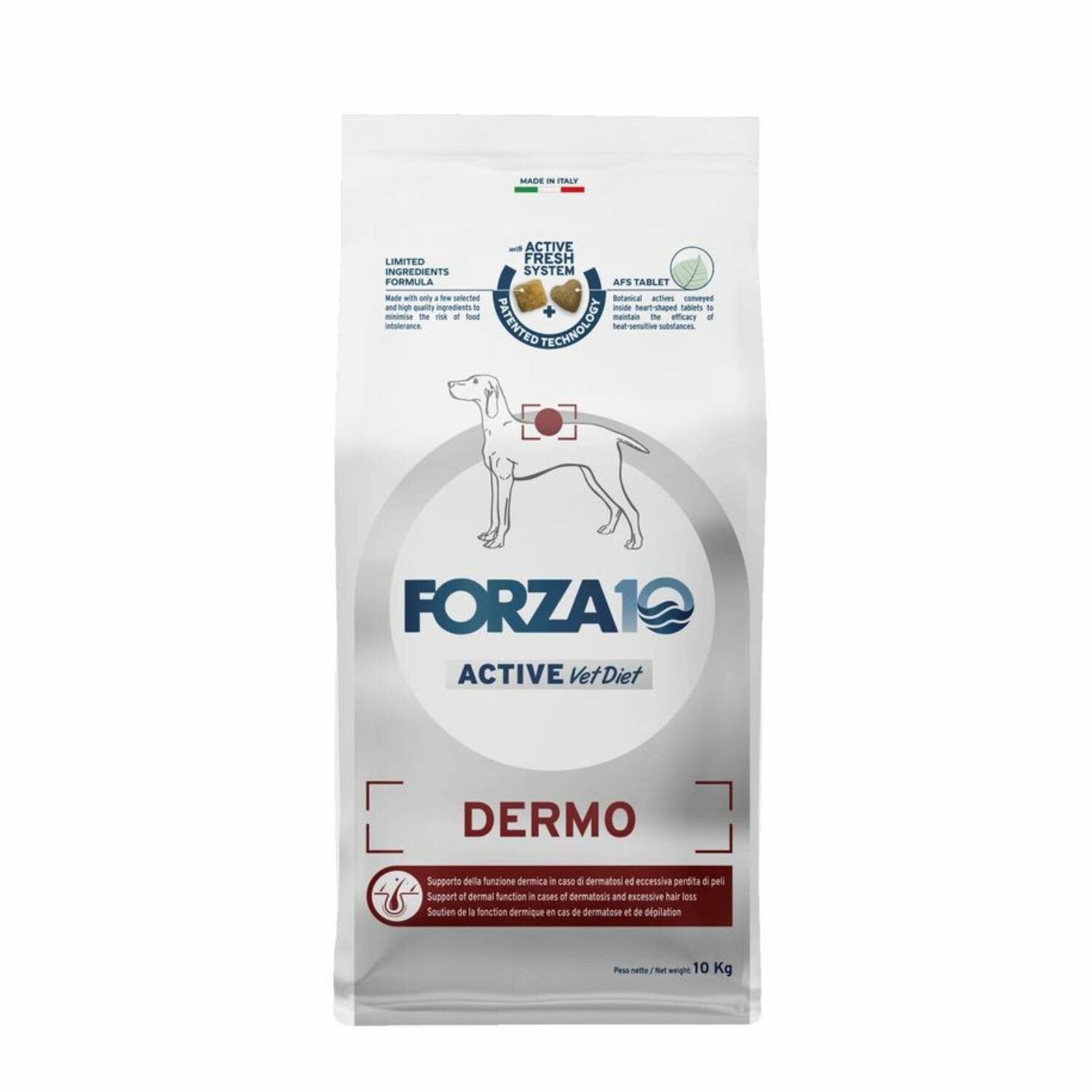 Сухой корм VetDiet DERMO для собак всех пород при проблемах кожи 10кг