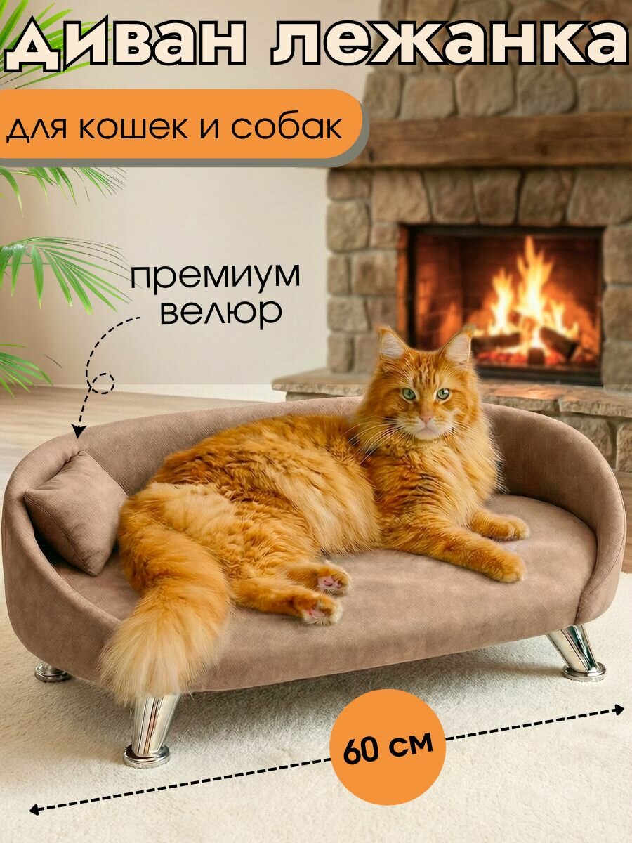 Лежанка диван для кошек и собак