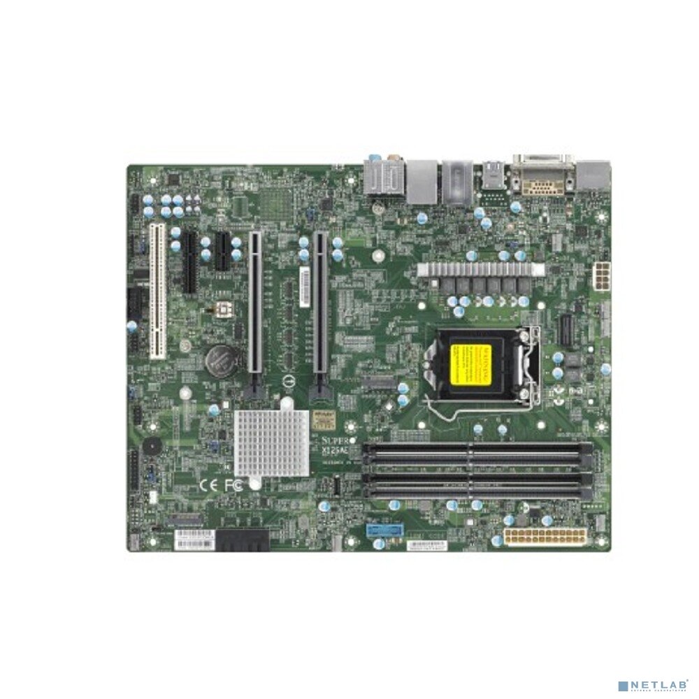 Supermicro MBD-X12SAE-B 10th Generation Intel® Core™ i9/Core™ i7/Core™i5/Core™i3/Pentium®/Celeron® Processor, Intel® Xeon® W-1200 Processors Single Socket LGA-1200 (Socket H5)