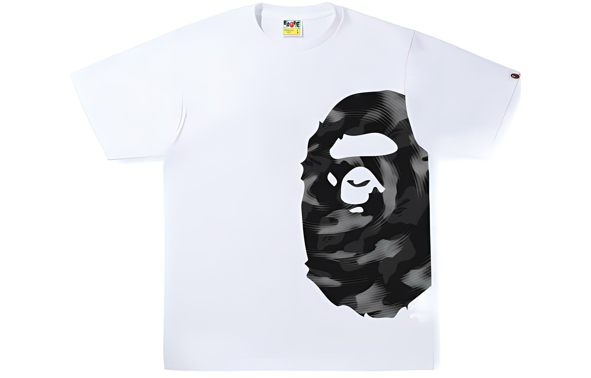 Футболка Bape Stroke Camo Side Big Ape Head