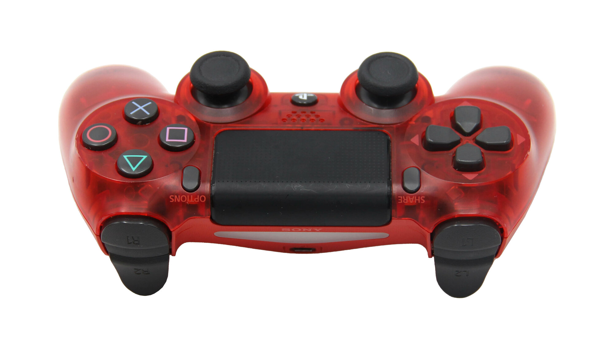 Геймпад DualShock 4 Crystal Red для PS4 — фото 1