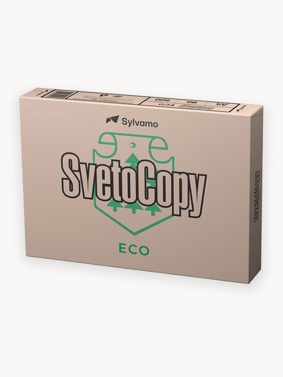 Бумага офисная International Paper SvetoCopy ECO А4, 80г/м2, 500л, белизна 60%/