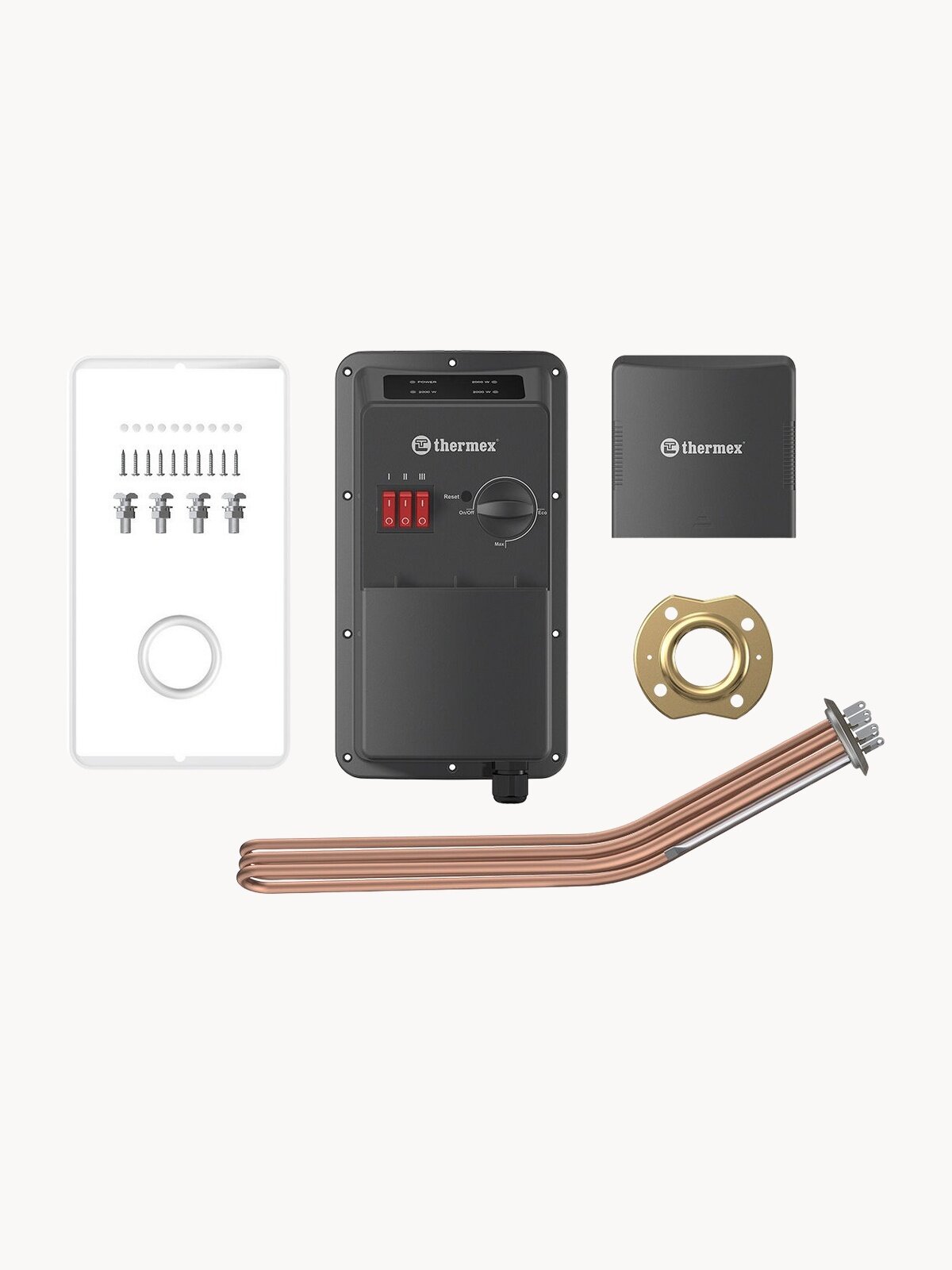 Панель управления THERMEX в сборе с тэном 6 кВт