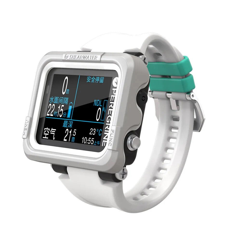 Shearwater Peregrine TX часы для дайвинга Peregrine White Gray