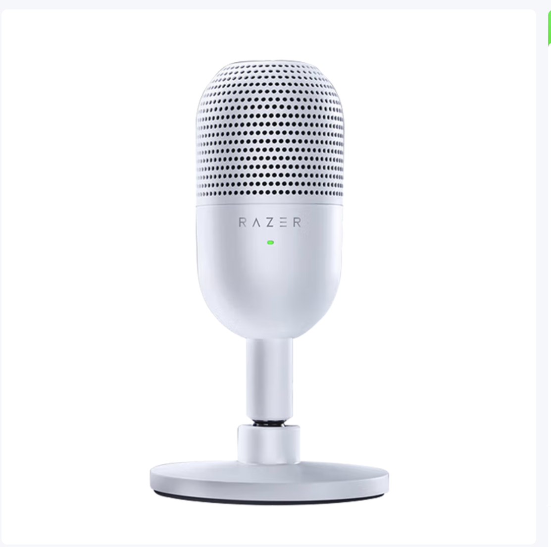 Игровой микрофон Razer Seiren V3 Mini RZ19-05050100-R3M1, для компьютера, настольный, белое