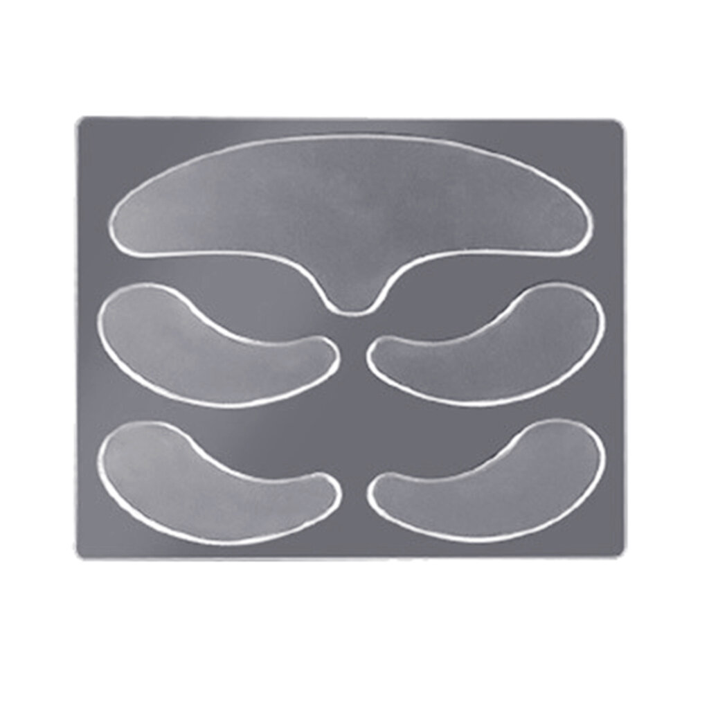 5шт Многоразовый Силиконовый Стикер Для Лица Против морщин На Лбу, Наклейка Для Щек и Подбородка