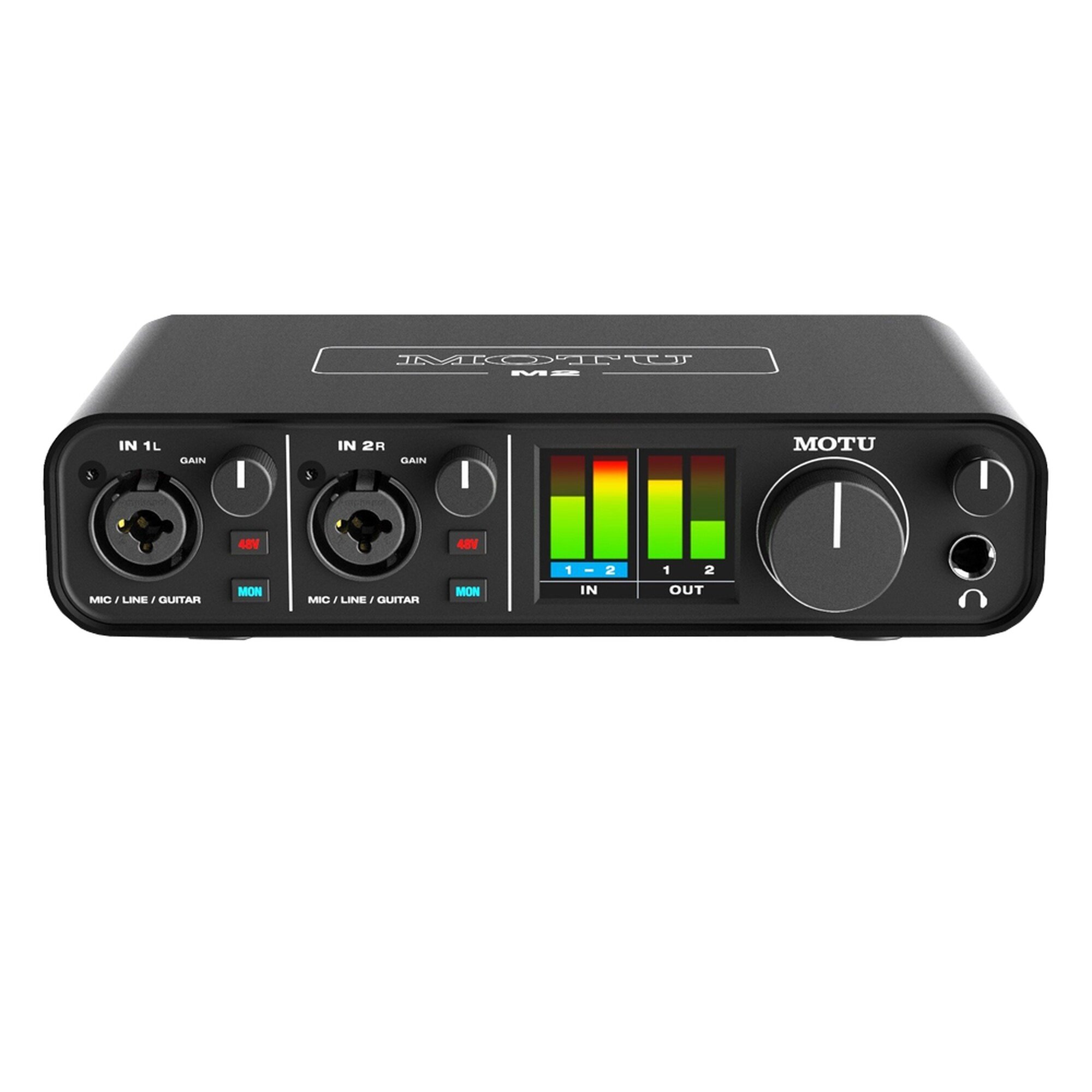 Внешняя звуковая карта (аудиоинтерфейс) MOTU M2, USB Type-C, черный