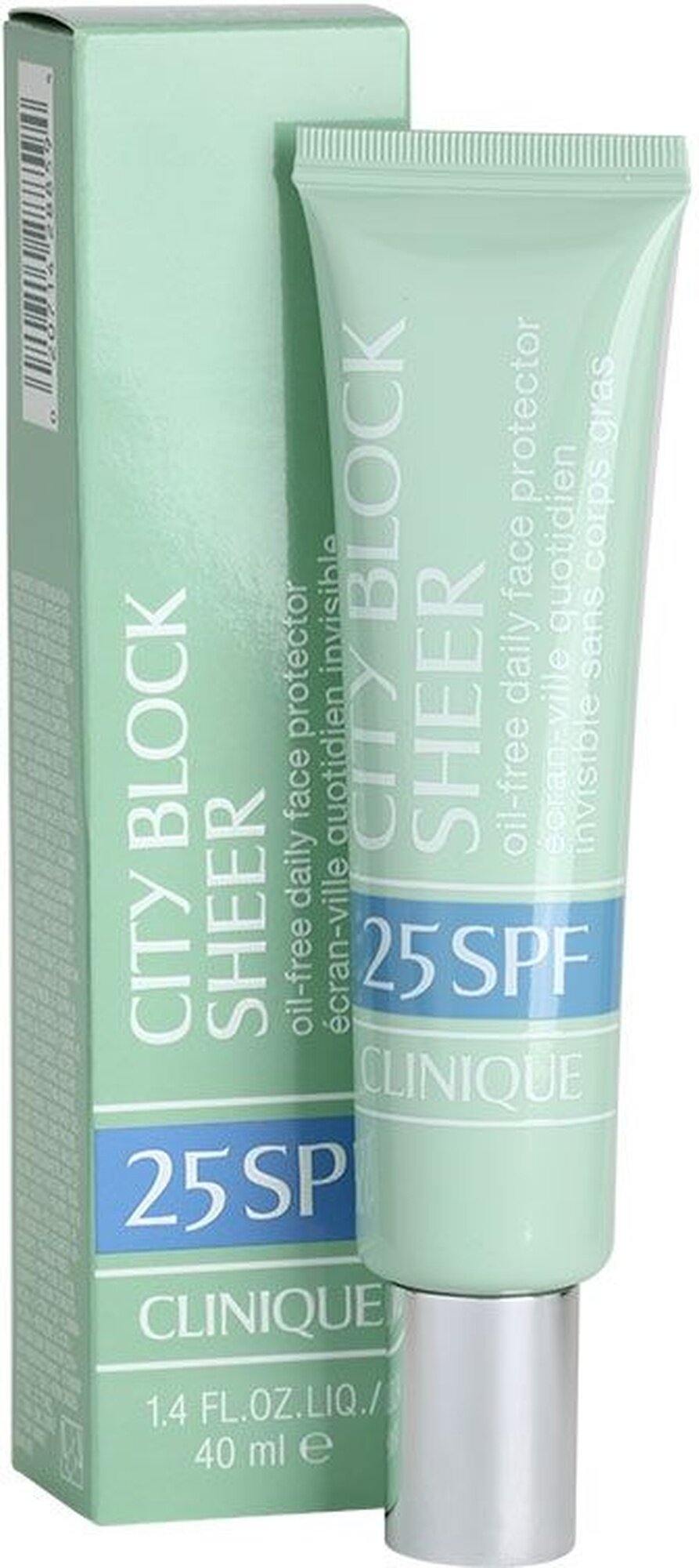 Clinique City Block Sheer Oil-Free Daily Face Protector SPF 25 защитный крем для лица, 40мл
