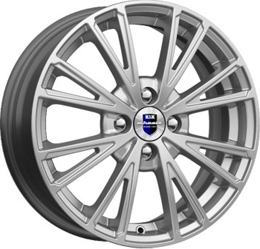 Диск колесный КиК Меандр 6,0x16 4x100 Dia60.1 ET37 цвет S (серебро)