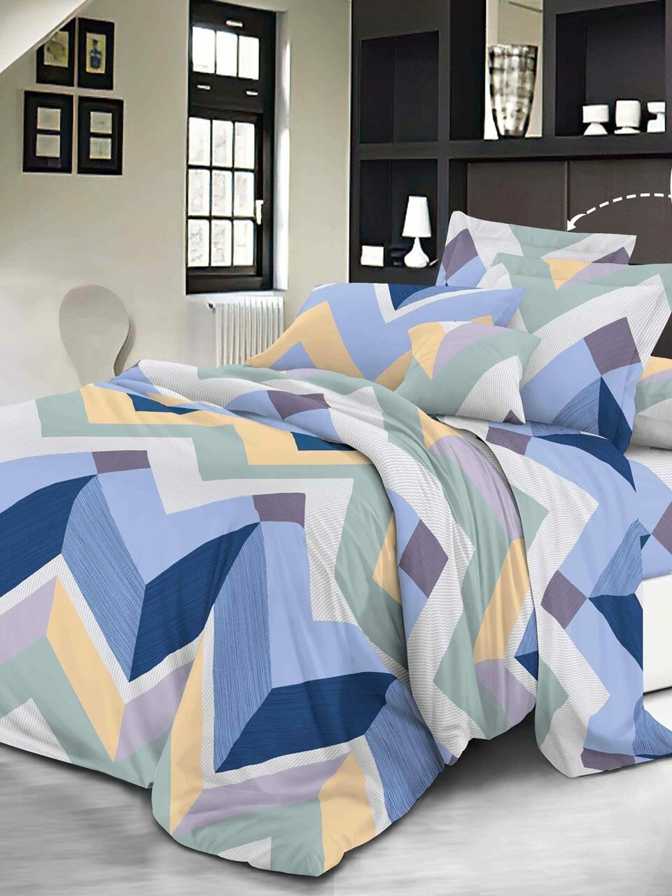 Пододеяльник Жатка 200х200 - "Астероид"