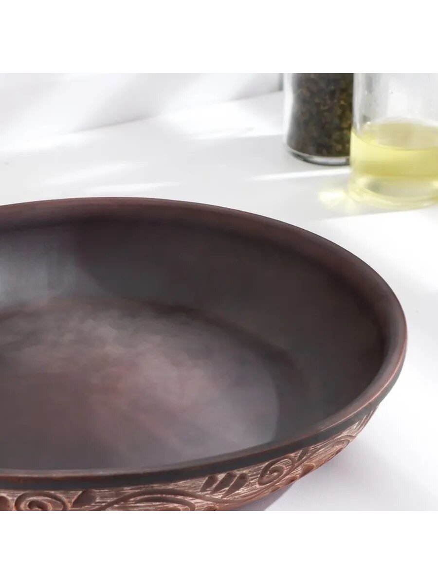 Круглая огнеупорная форма для запекания