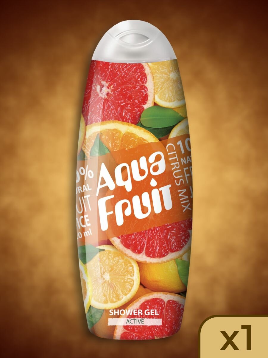 AQUAFRUIT "CITRUSMIX" Гель для душа ACTIVE 420 мл