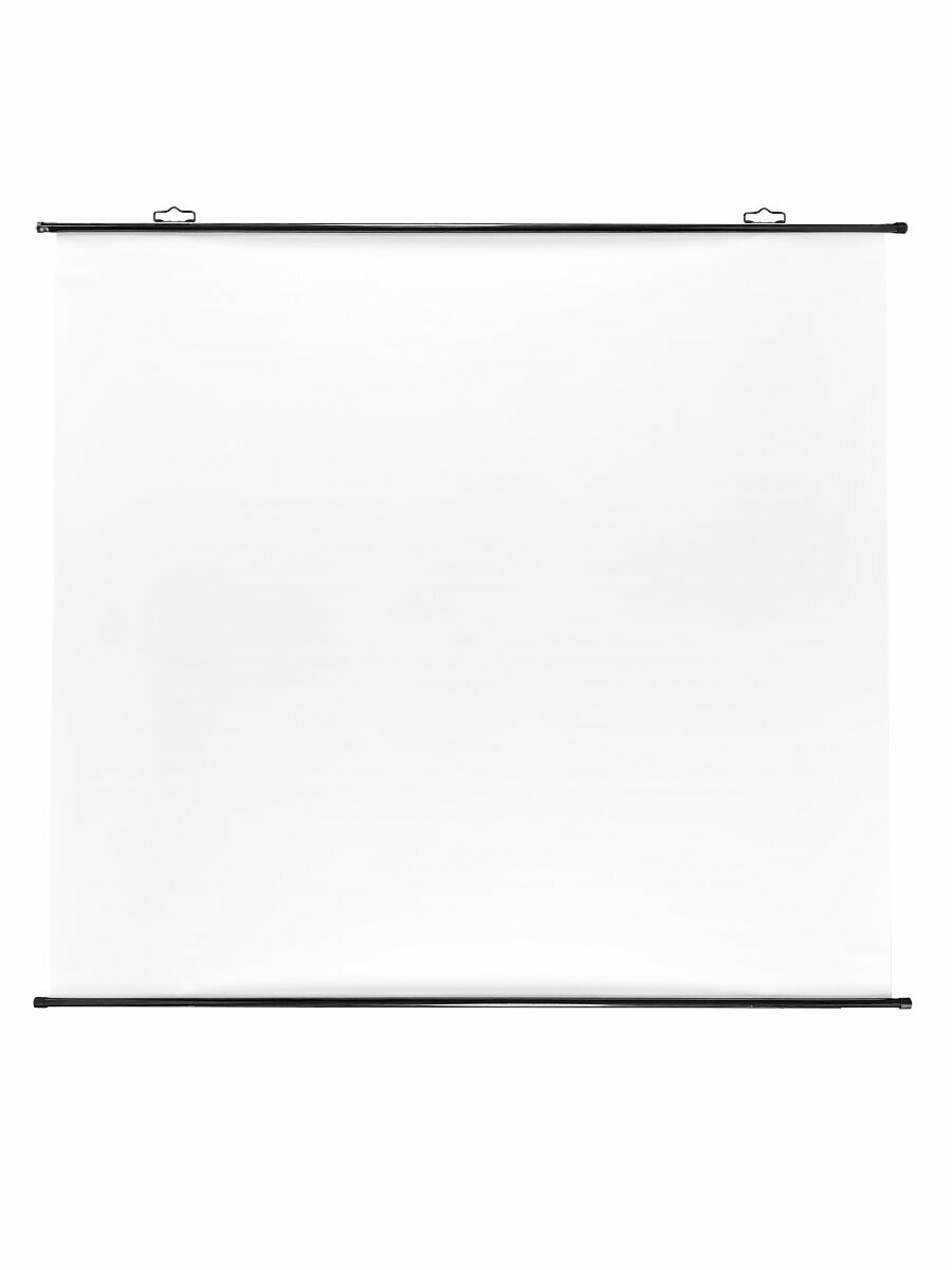 Экран Cactus CS-PSRM-150X150-BK 150x150см Map type 1:1 настенно-потолочный рулонный черный