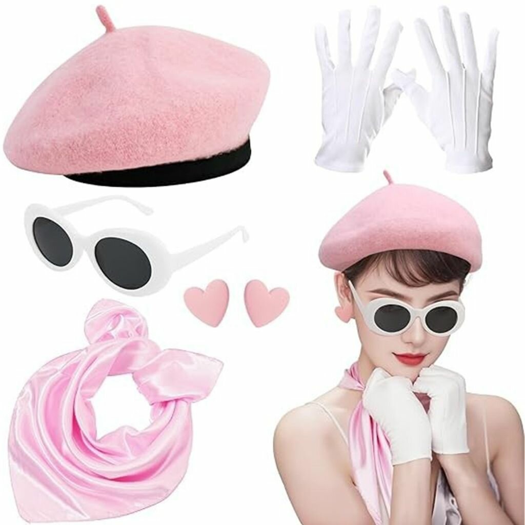 Набор Очков Bud Hat В стиле Хип-Хоп-Розовый