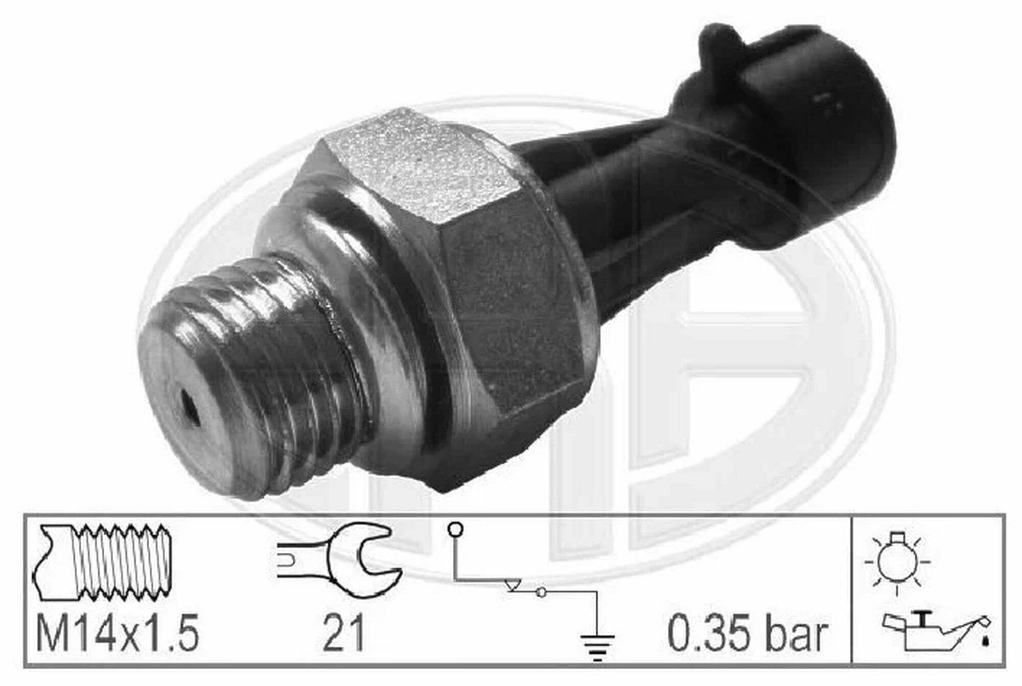 Датчик давления масла ERA 330340, для Opel Astra H/J, OEM-номер 50008757