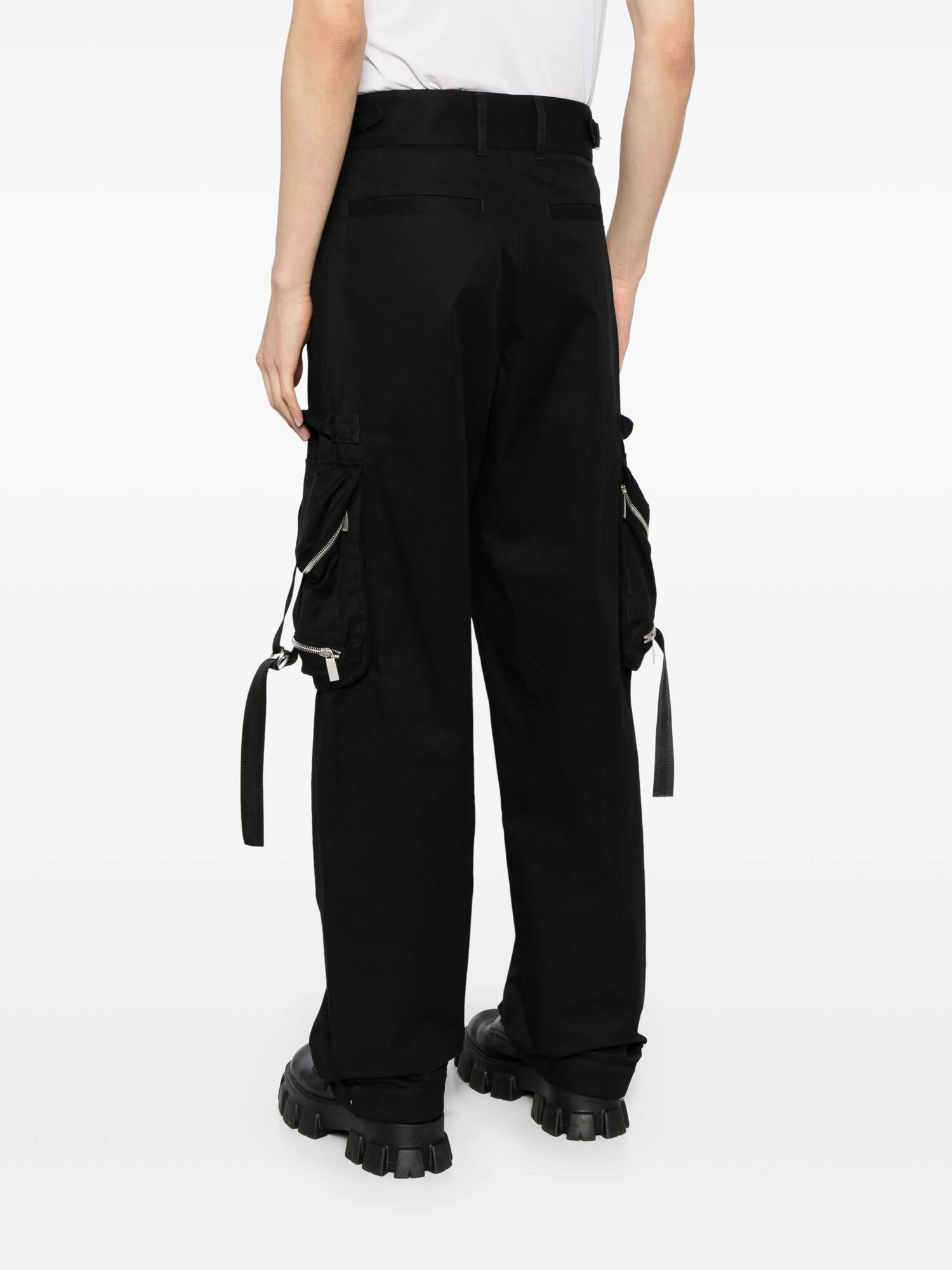 Брюки классические Off-White, размер XL, черный — фото 1
