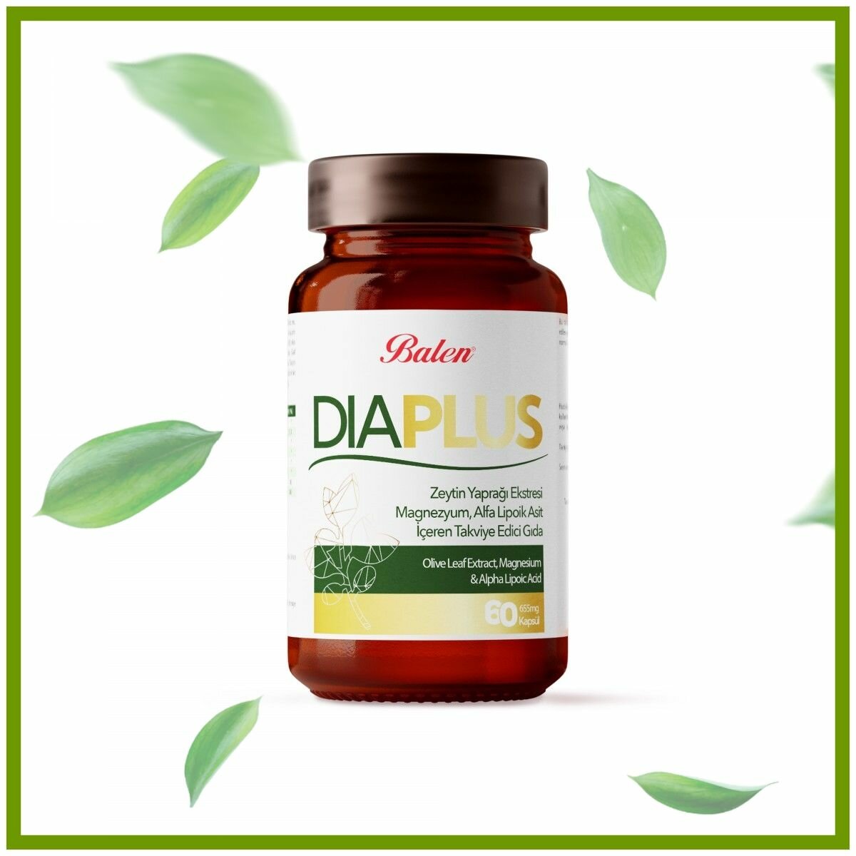 Balen Диа плюс, магний, Альфа-липоевая кислота, экстракт оливкового листа