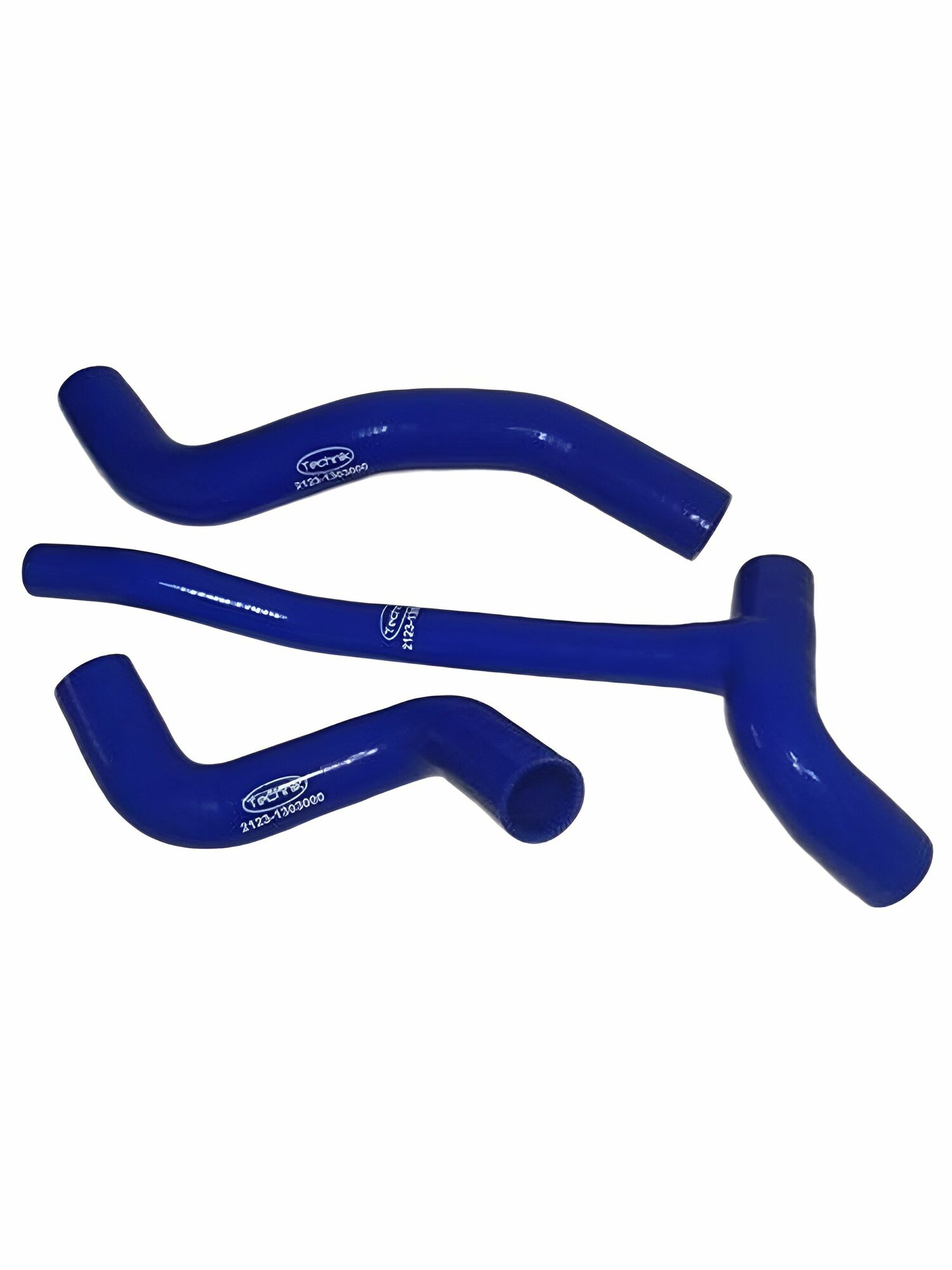 Комплект патрубков радиатора силиконовый для ВАЗ 2123 Нива - Chevrolet (3шт)