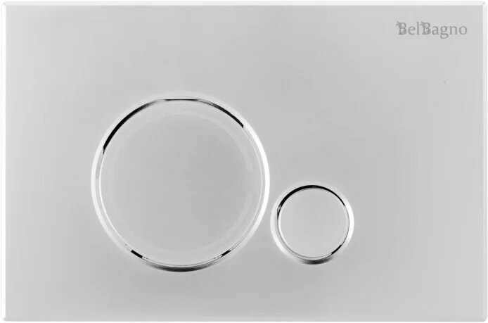 Кнопка смыва для унитаза BelBagno Sfera BB015-SR-CHROME хром, глянцевая, кнопка для инсталляции, двойной смыв