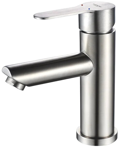 Смеситель для раковины Ledeme L71003 хром, глянцевый, кран для ванной в раковину, из нержавеющей стали, рычажный, с керамическим картриджем