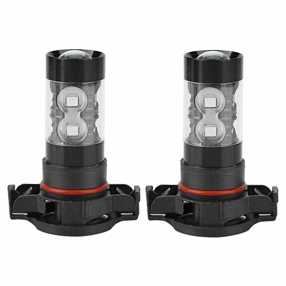 Комплект из 2 светодиодных лампочек синего цвета 50 Вт 6500 К для противотуманных фар