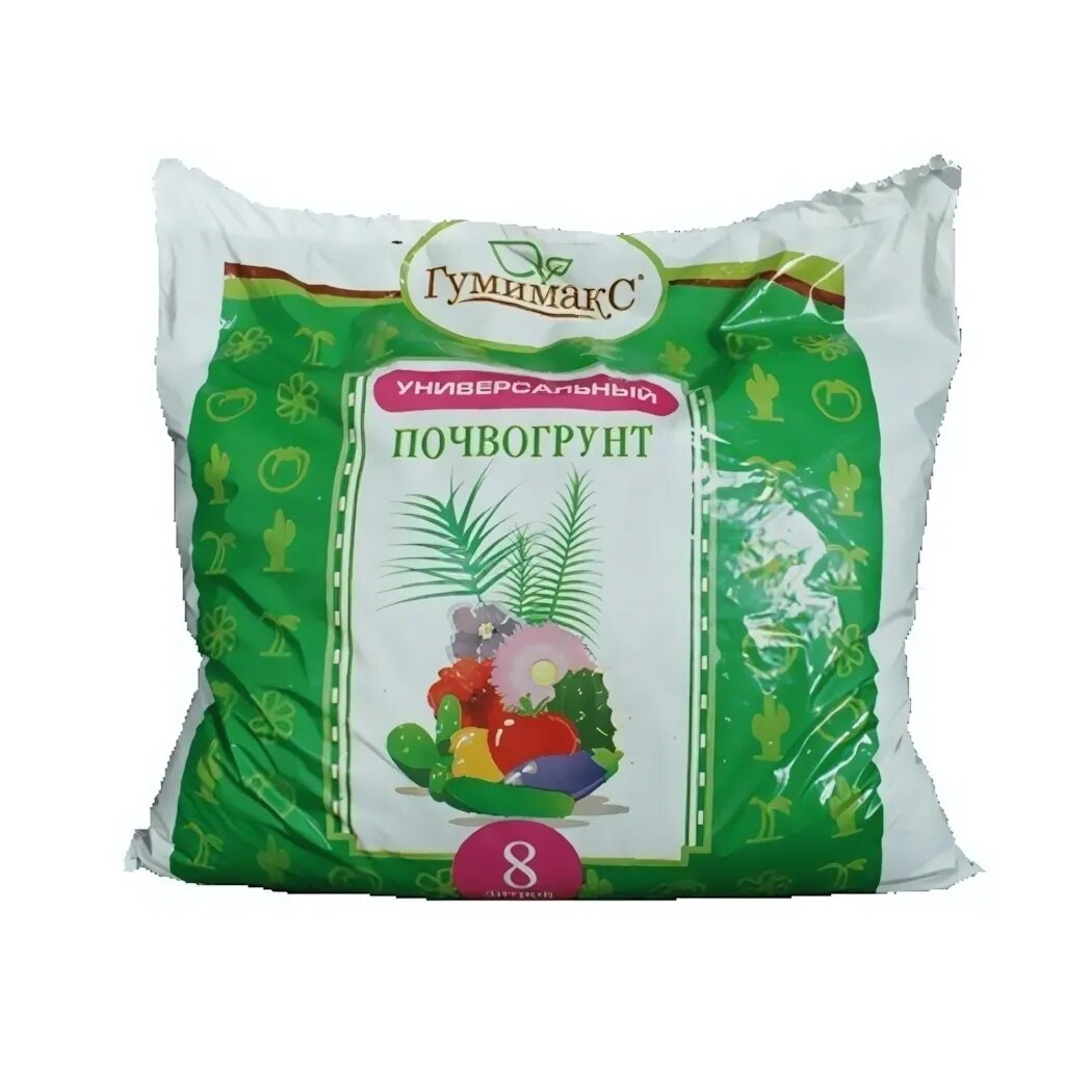 Почвогрунт «Гумимакс» универсальный, 8л — питательный состав для рассады, цветов и овощей