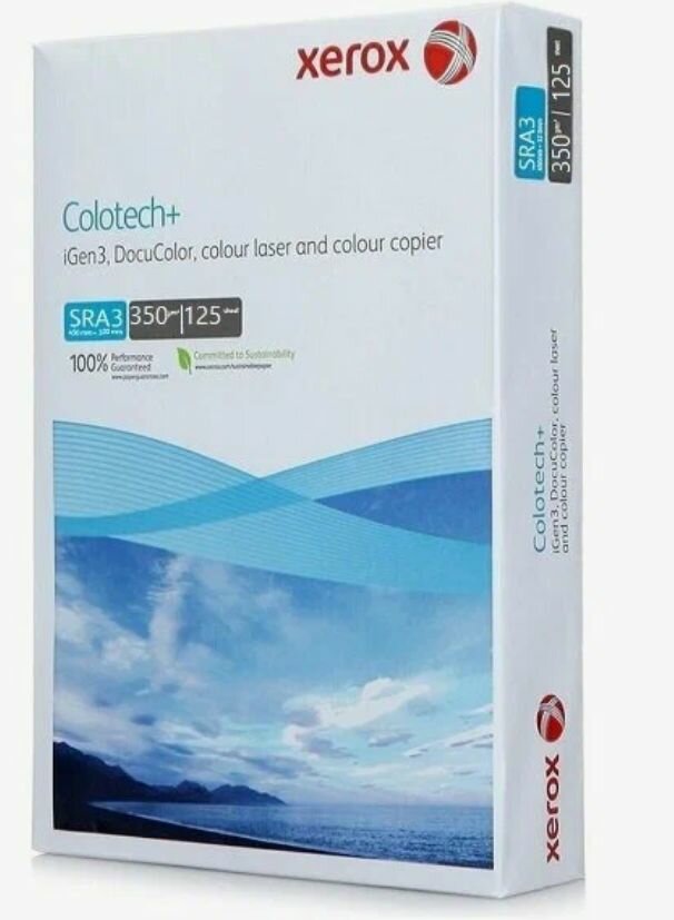 Бумага XEROX Colotech Plus Blue, 350г, SRA3 (450x320мм), 125 листов
