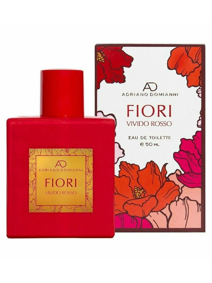 Adriano Domianni Женский Fiori Vivido Rosso Туалетная вода (edt) 50мл
