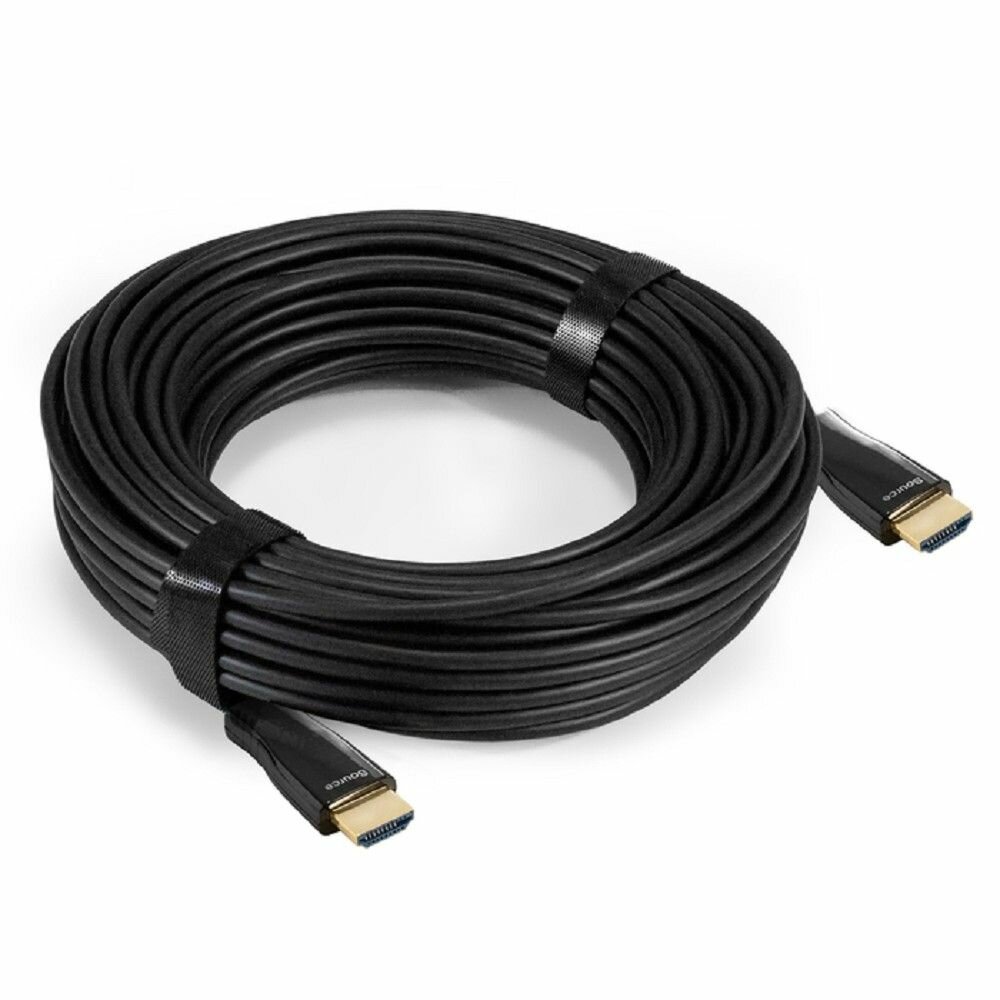 EXEGATE кабели EX294699RUS Активный оптический кабель HDMI EX - CC - HDMI2 - 20.0 19M 19M, v2.0, 20м, 4K UHD, Ethernet, позолоченные контакты