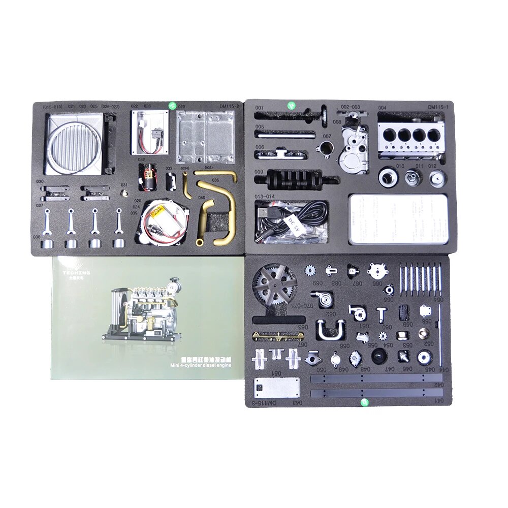TECHING Мини дизельный двигатель DM115