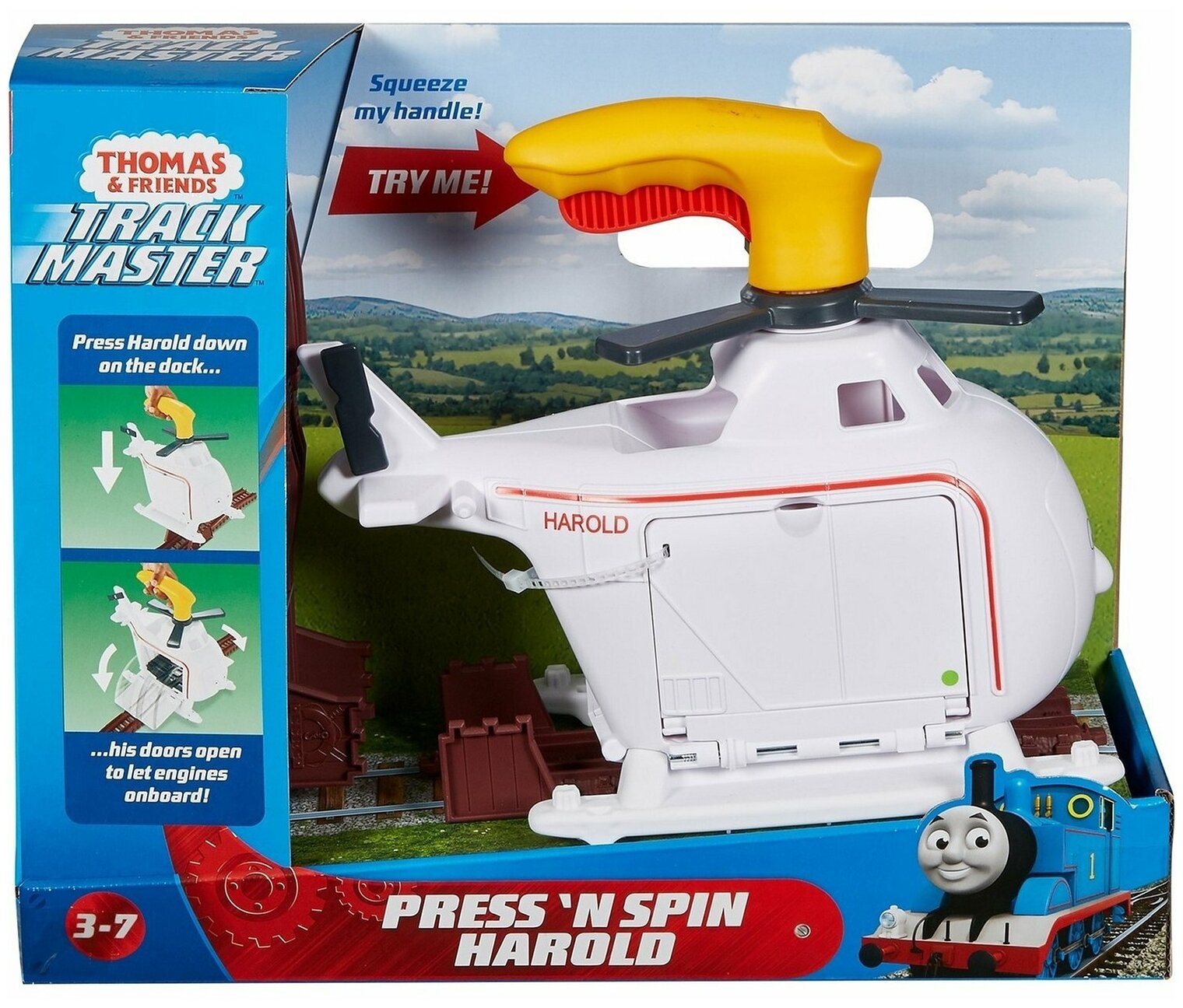Игрушка Thomas & Friends Трек-мастер Fisher-Price "Вертолет Гарольд"