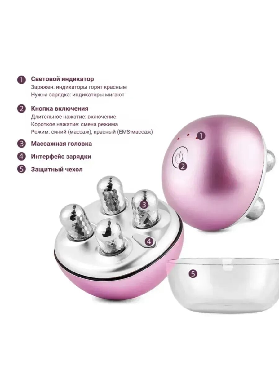 Массажер 3D-ролик для лица