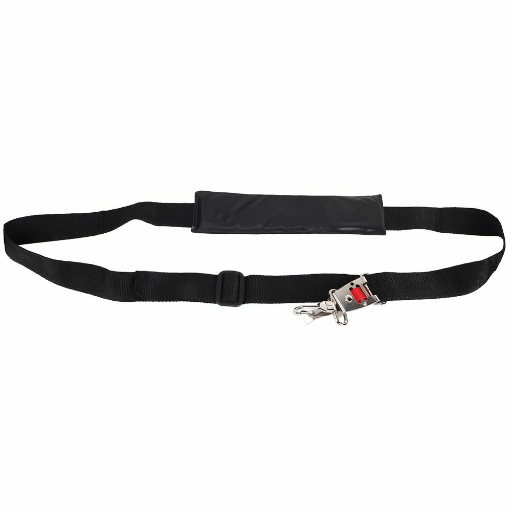 Одноплечий ремень безопасности для кустореза-триммера с крюком для переноски