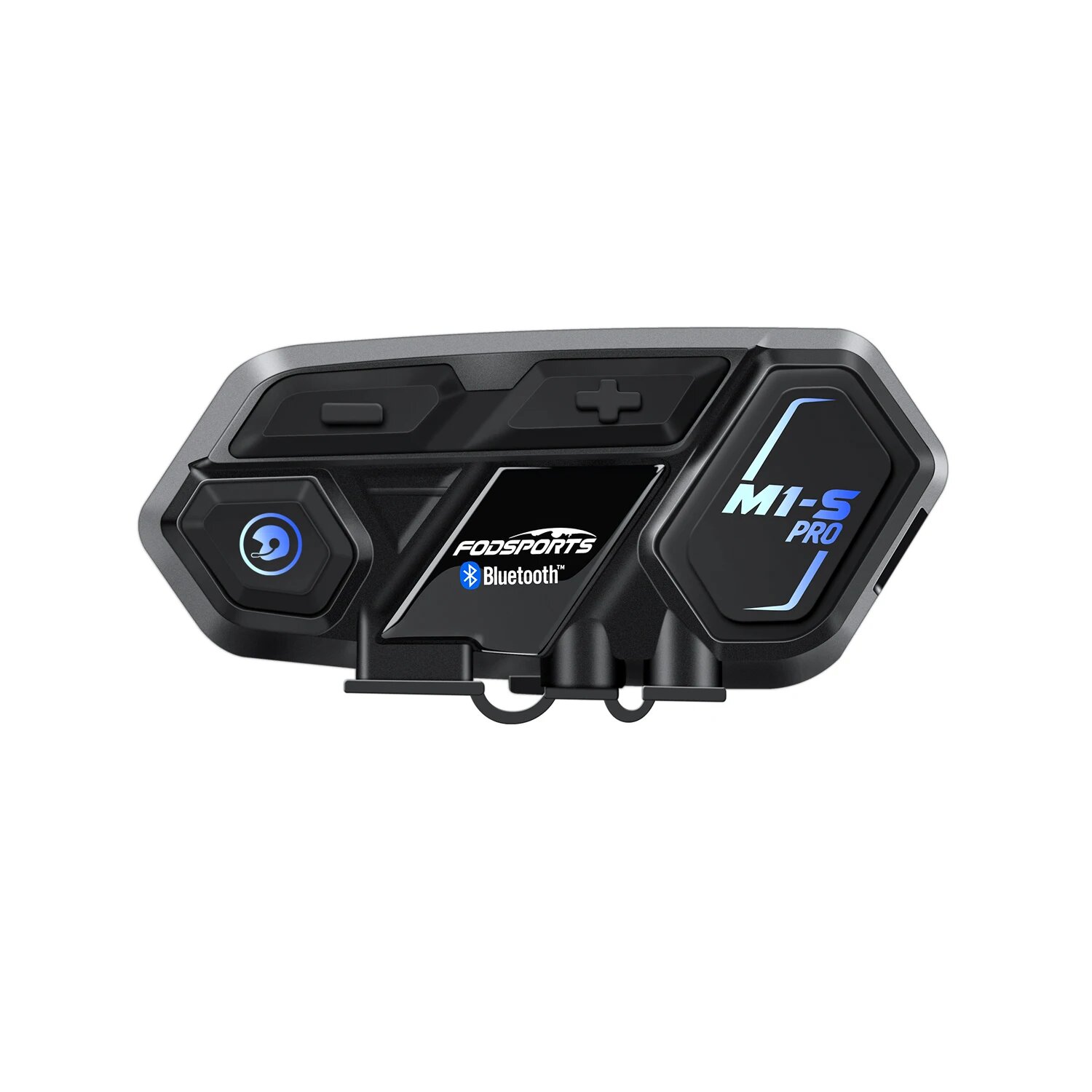Fodsports M1-S Pro Мотоциклетный шлем Домофон 2000M Беспроводная Bluetooth-гарнитура Intercomunicador Moto 8 Наушники для гонщиков 1 PC