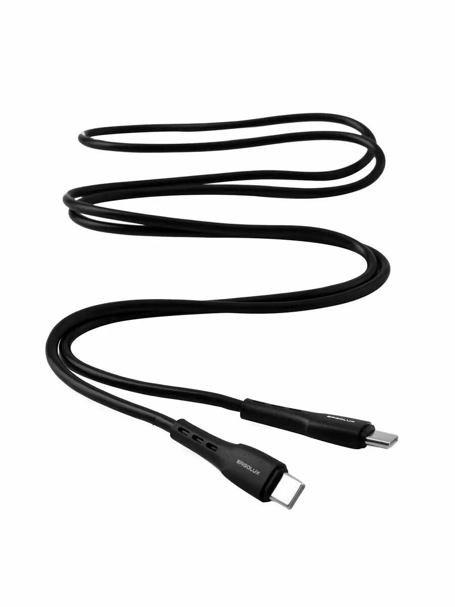 Кабель для зарядки ELX-CDC06-C02 Type C-Type C 5А 80Вт 1.2м