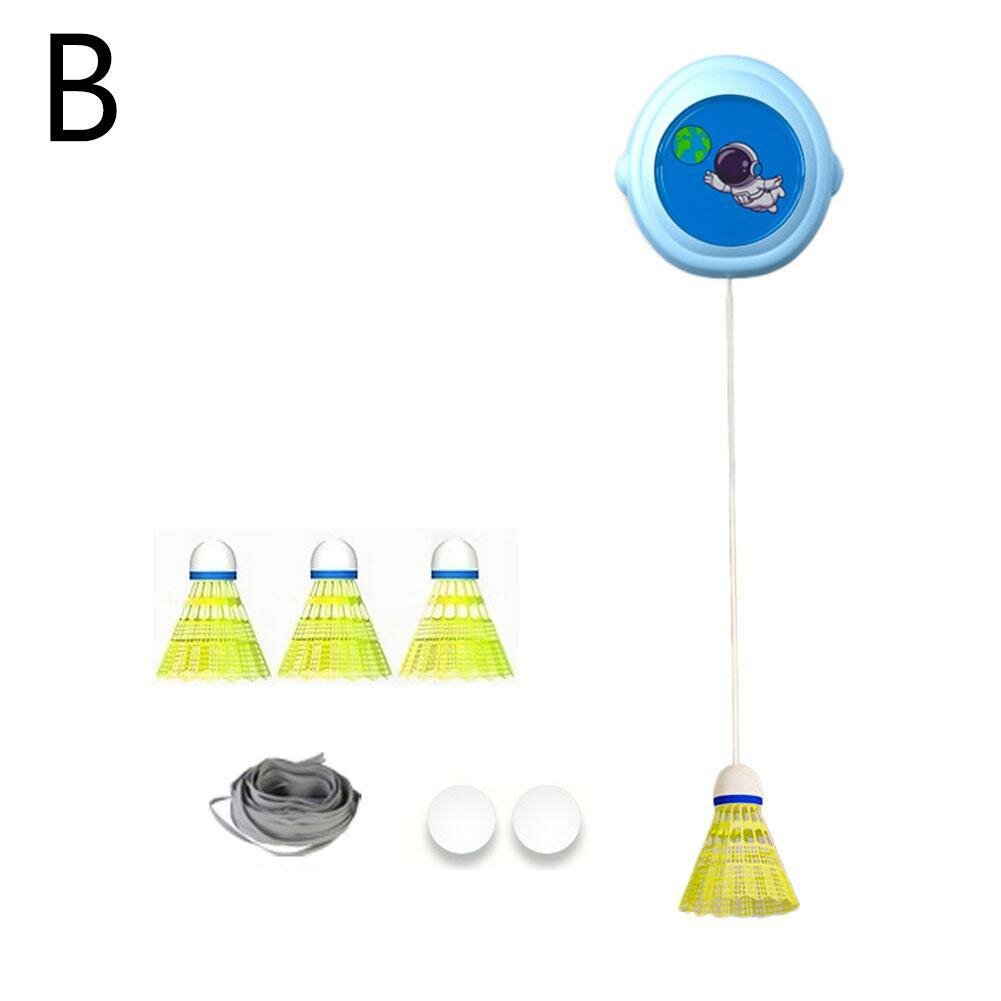 Тренажер для бадминтона с регулируемой эластичной веревкой, портативное устройство для тренировок в помещении