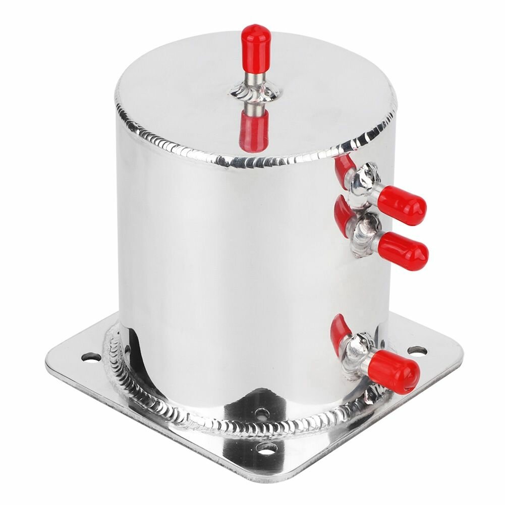 Зеркально полированный алюминиевый топливный шаровый бак 1.5 л для гонок, дрифта и ралли, прочный и коррозионностойкий