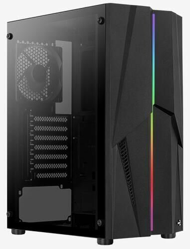 Компьютерный корпус AeroCool Mecha (ACCM-PV28013.11) черный - Mid-Tower, Micro-ATX, Mini-ITX, Standard-ATX, USB 3.2 Gen1 Type-A