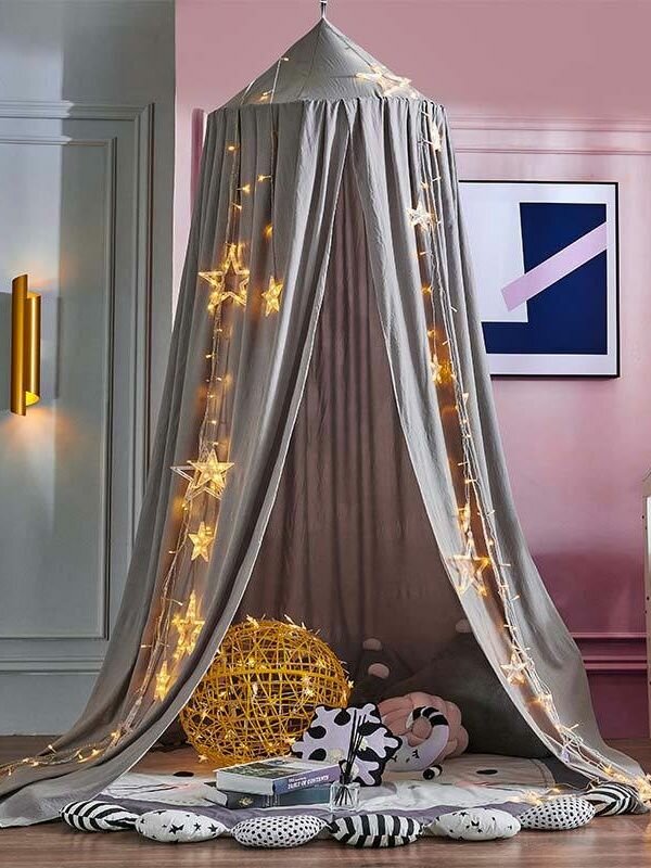 Балдахин шатер, , высота 2,5 м, диаметр0.65 м, периметр 4 м тент для кровати с антифоновым полотном