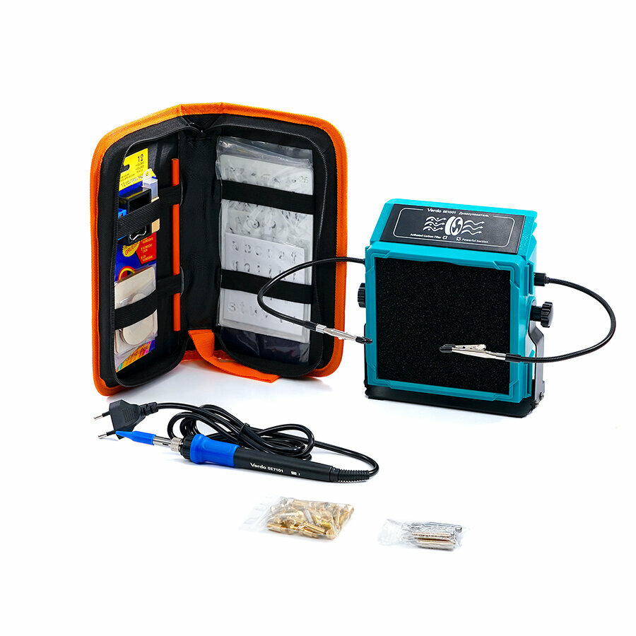 VERDO KIT14 Набор для выжигания по дереву с дымоуловителем (VERDO SE7101+ VERDO SE1001)