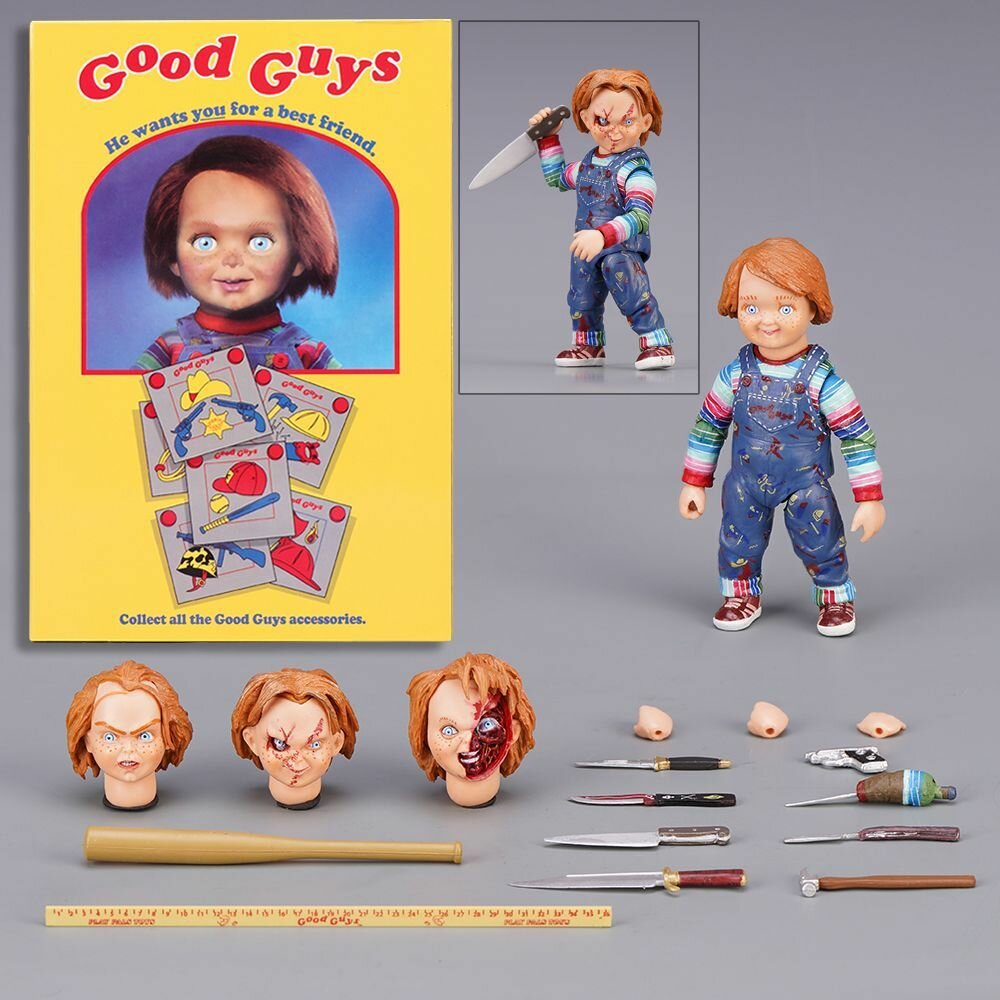 Фигурка Чаки детские игры / Chucky Child's Play (12см)-shixin