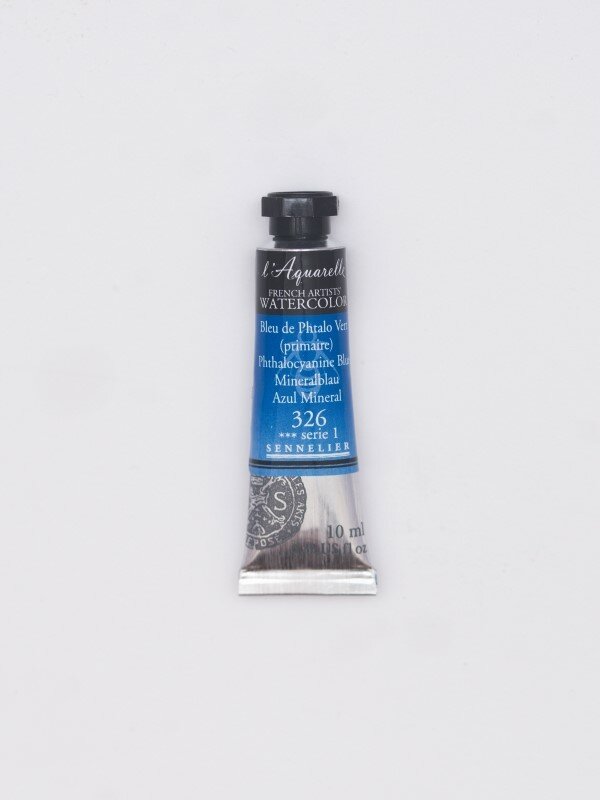 Sennelier L'aquarelle Акварельная краска акварель художественная в тубе 10мл голубая ФЦ