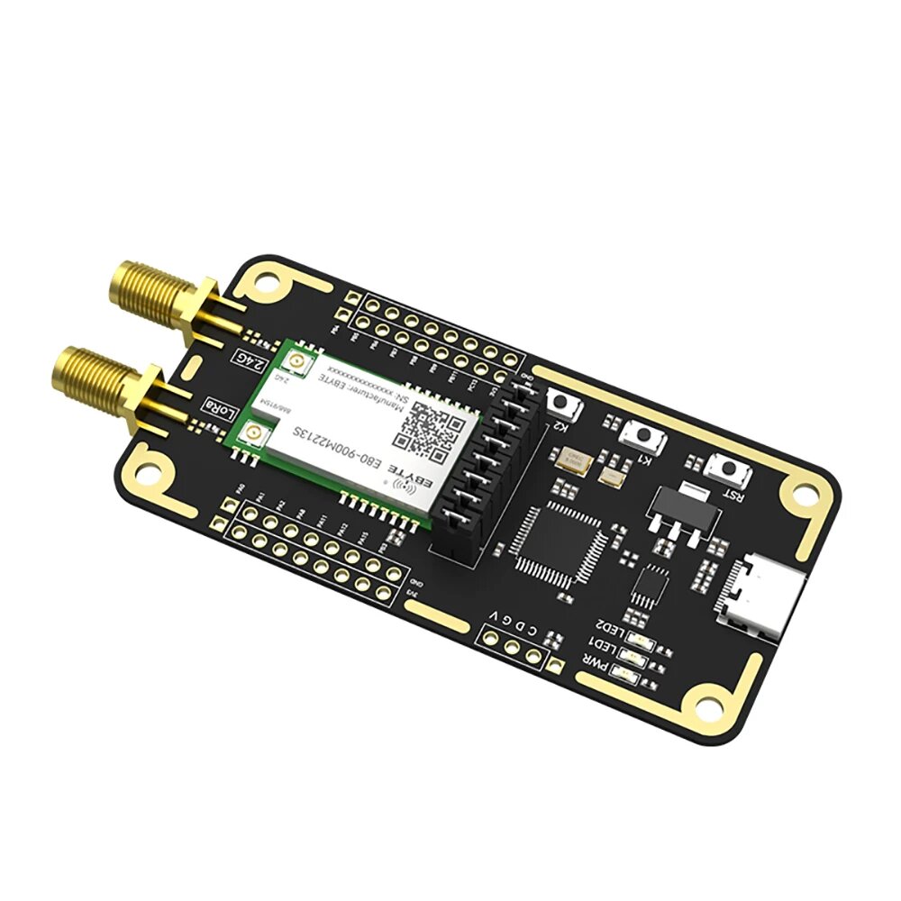 LR1121 Беспроводной модуль LoRa Распределительный спектр LoRa Двухдиапазонный Sub-G 868 МГц 915 МГц 2,4G SMD TCXO COJXU E80-900M2213S Радиочастотный модуль SPI, E80-900MBL-01