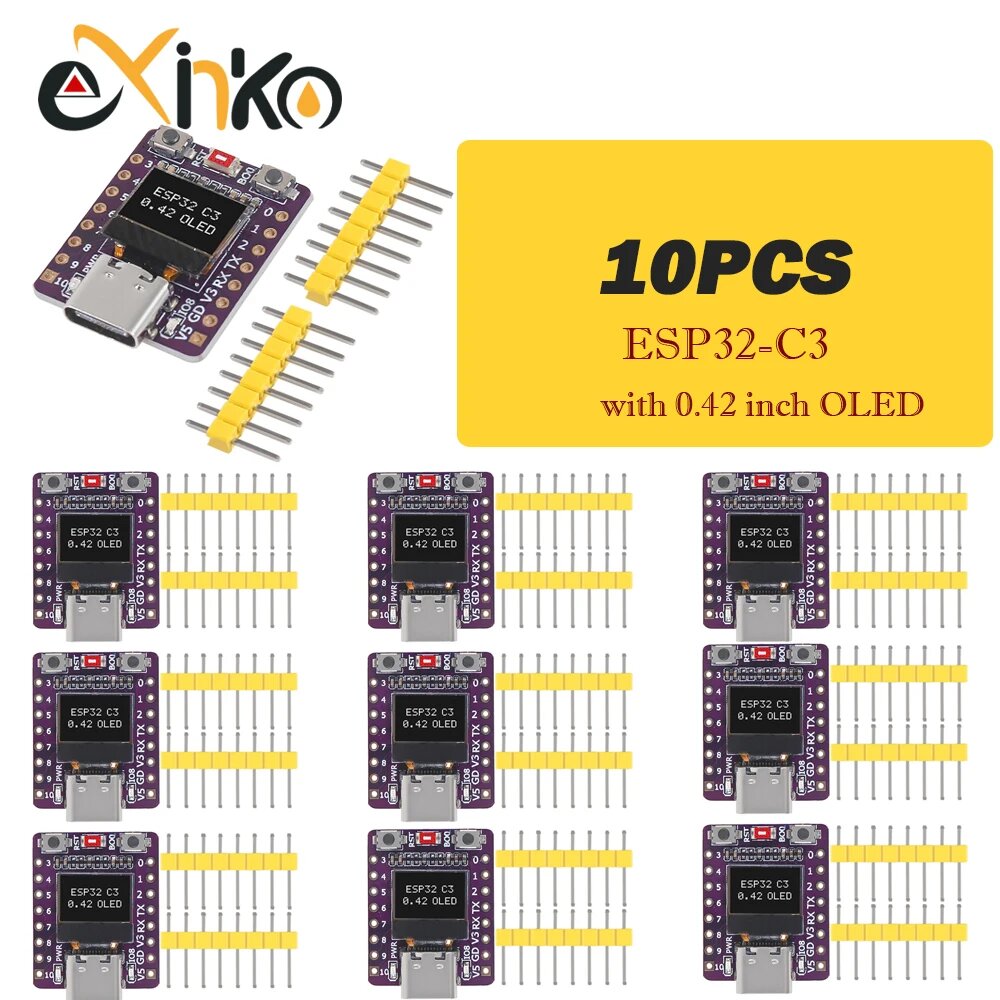 ESP32-C3 OLED-плата разработки с модулем 10PCS