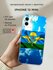 Чехол на Apple iPhone 12 mini / Айфон 12 Мини с принтом "ВДВ флаг в небесах"