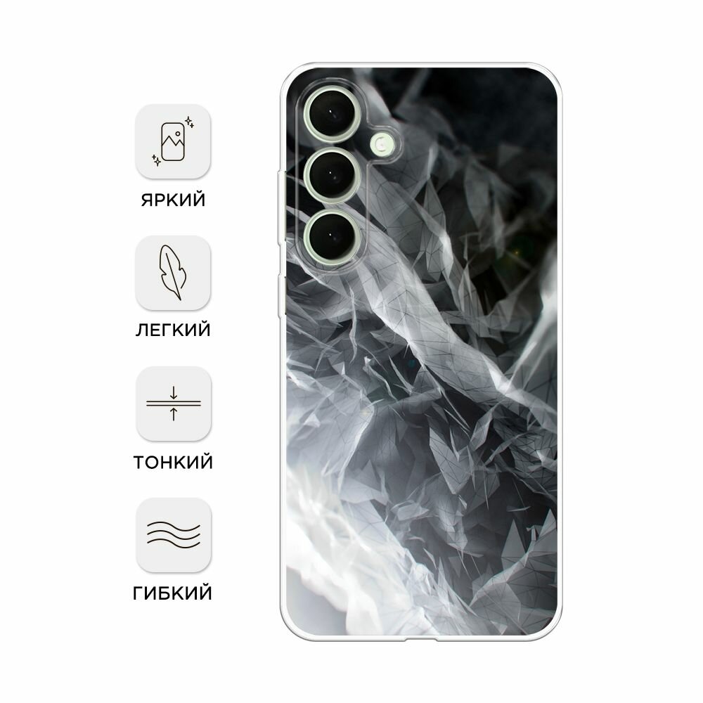 Чехол на Samsung Galaxy S25 Plus / Самсунг S25 Плюс с принтом "Абстракция 9" — фото 1