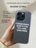 Чехол на Apple iPhone 15 Pro / Айфон 15 Про с принтом "Хорошая девочка", прозрач...