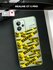 Чехол на Realme GT 2 Pro / Реалми GT 2 Про с принтом "Warning!", прозрачный