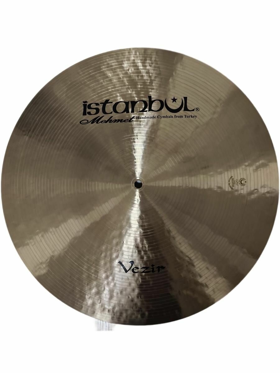 Тарелка для барабанов Istanbul Mehmet Vezir Flat Ride 19 дюймов, колокольная бронза В20, ручная ковка.