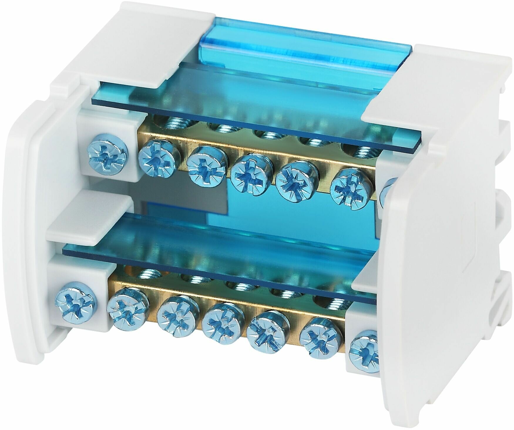 Шины соединительные Эра ШНК 2х7 L PEN, на DIN-рейку в корпусе, кросс-модуль